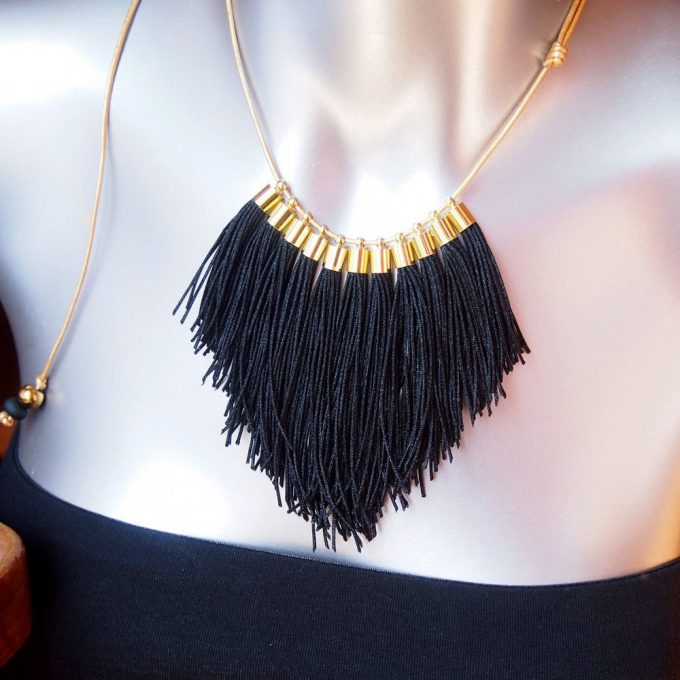 FEATHER CLUSTER gemstone necklace – PURPLE amethyst – back in stock ...