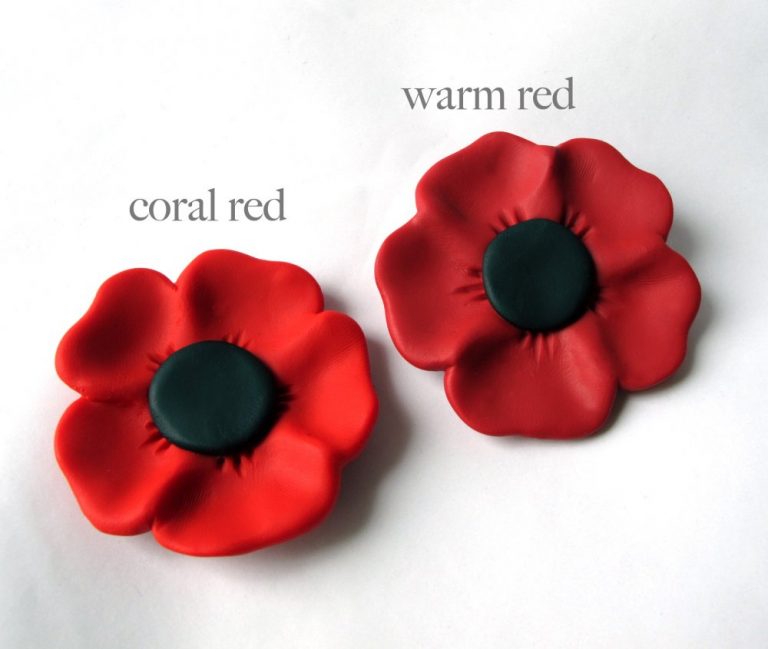poppy beautiful handmade brooch anzac rememberance red – Colourful and ...